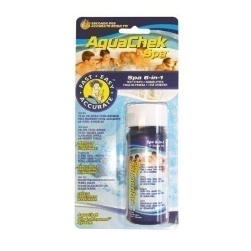 AquaChek Pool and Spa Test Strips - Spa 6:1 - Crystal Clear Pools