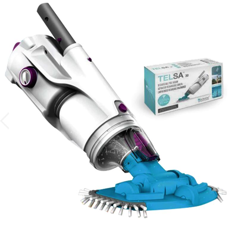 Telsa 30 Rechargeable Pool and Spa Vacuum - Crystal Clear Pools