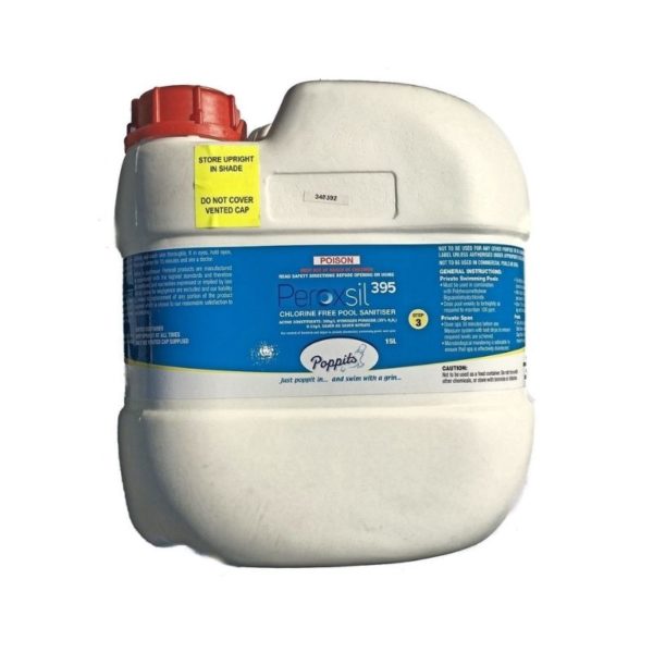 Poppits Peroxsil 395 Chlorine Free Sanitiser - Crystal Clear Pools