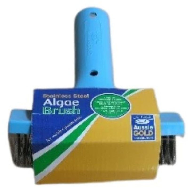 Algae Brush 6" Stainless Steel - Crystal Clear Pools