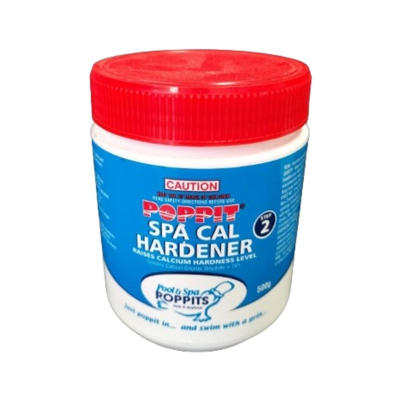 Poppits Spa Cal Hardener - 500g - Crystal Clear Pools